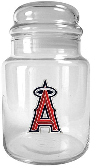 MLB Anaheim Angels Glass Candy Jar - Fan Gear