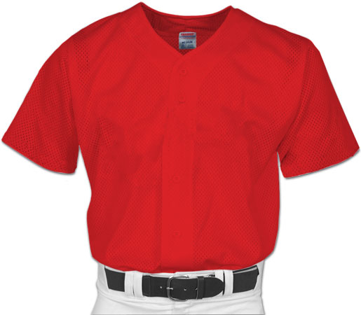 Champro Pro Mesh Full Button Custom Baseball Jersey - Baseball ...