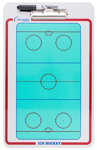 Champion Ice Hockey Dry Erase Coaches Board - Playground Equipment and Gear