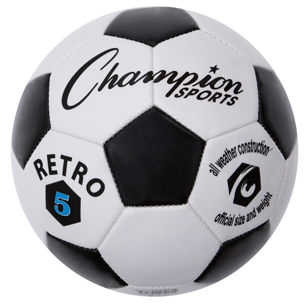 Champion Retro Classic Old School Club Soccer Ball - Soccer Equipment ...