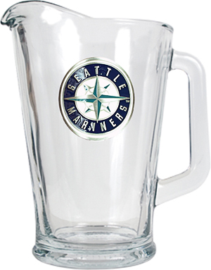 MLB Seattle Mariners 1/2 Gallon Glass Pitcher - Fan Gear
