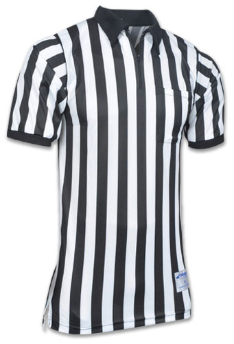Short Sleeve Zebra Football Officials Jersey - Football Equipment and Gear