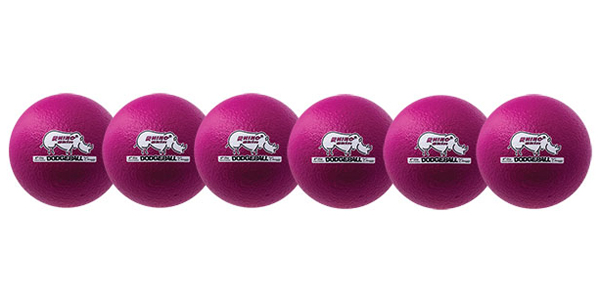 Champion Rhino Skin Neon Purple Dodgeball Set of 6 - Playground ...