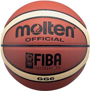 Molten FIBA 12 Panel 2-Tone Leather Basketballs - Basketball Equipment ...