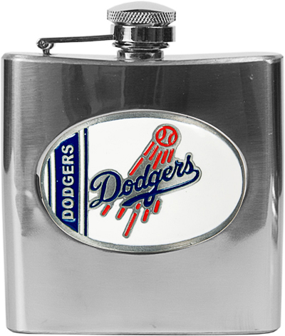 MLB Los Angeles Dodgers 6oz Stainless Steel Flask - Fan Gear