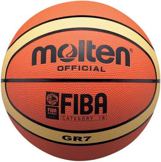 Molten Replica FIBA Design Rubber Basketball - Basketball Equipment and ...