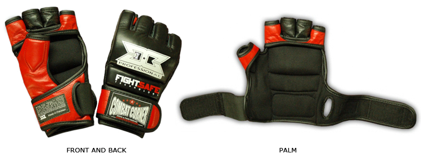 E46090 Combat Corner MMA Fight Safe Amateur Fight Gloves