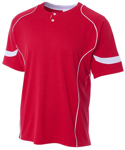 A4 2-Button Power Mesh Top Baseball Jerseys CO - Closeout Sale ...