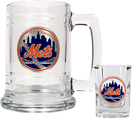 MLB New York Mets Boilermaker Gift Set - Fan Gear