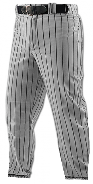 E4627 A4 Metal Zip Youth Pinstripe Baseball Pants CO