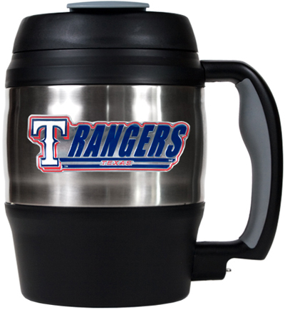 MLB Texas Rangers 52oz Stainless Macho Travel Mug - Fan Gear