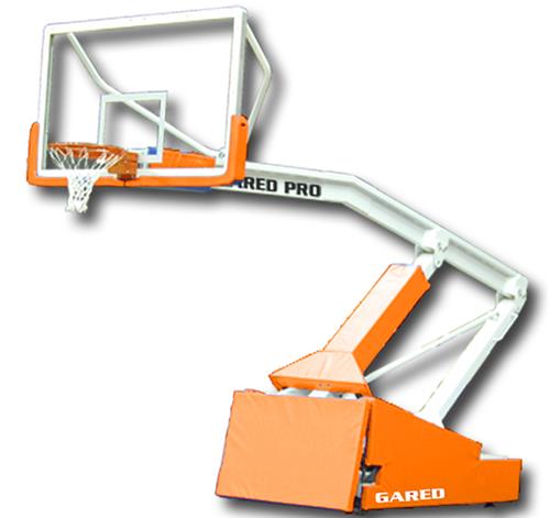 Gared Pro S Spring-Lift Portable Basketball Backstop 10' 8" Boom ...