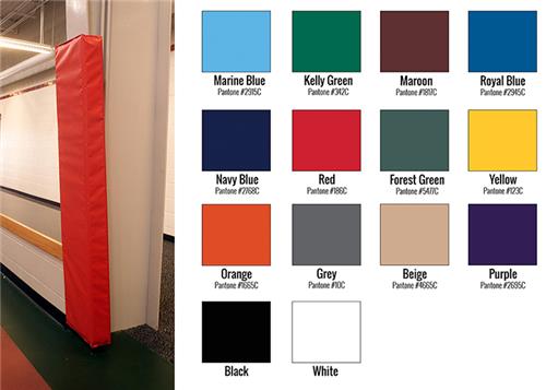 Gared Standard Gymnasium "I" Beam Padding - Basketball Equipment and Gear