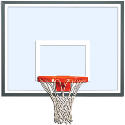 Gared 3050 Specialty 54" Glass / Steel Backboard - Basketball Equipment ...