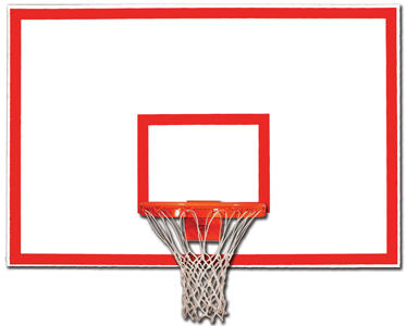 Gared 1270B 48" x 72" Steel Rectangular Backboards - Basketball ...