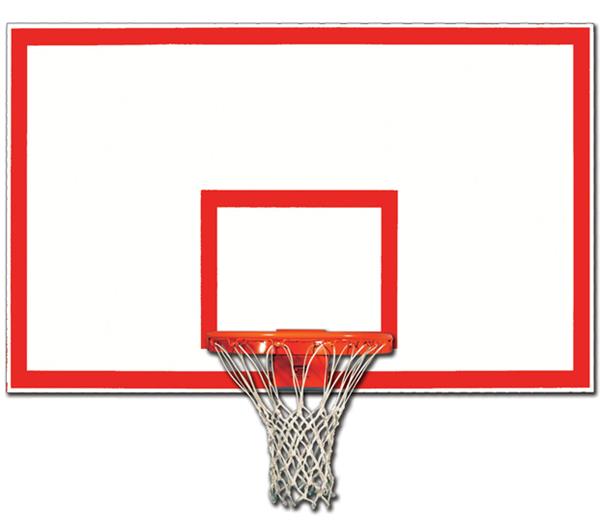 Gared 42" x 72" Fiberglass Rectangular Backboards - Basketball ...