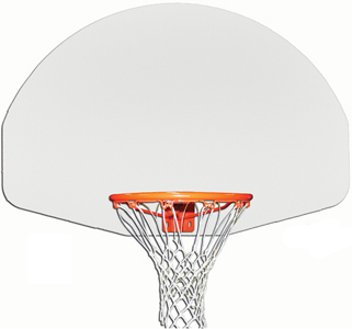 Gared 1750 54" Aluminum Fan-Shaped Backboards - Basketball Equipment ...
