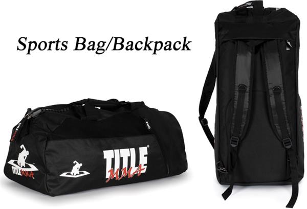 MMA World Champion Sport Bag/Back Pack - MMA Equipment and Gear
