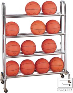 Gared 4 Tier Basketball Racks - Basketball Equipment and Gear