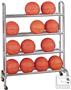 Champro Fold-Up Rolling Ball Cart - Basketball Equipment and Gear
