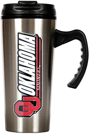 E48338 NCAA Oklahoma Sooners 16oz Travel Mug