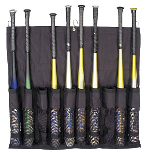 Champion Deluxe Hanging Baseball Team Bat Bags - Baseball Equipment & Gear