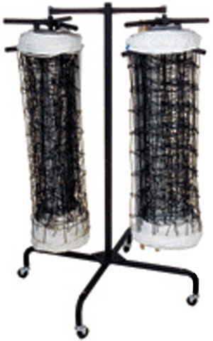 E48734 Gared Store-It Double Volleyball Net Racks