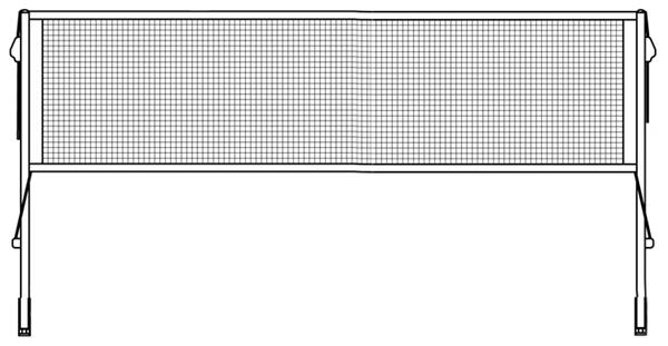 Gared One-Court Sleeve-Type Badminton Systems - Playground Equipment ...