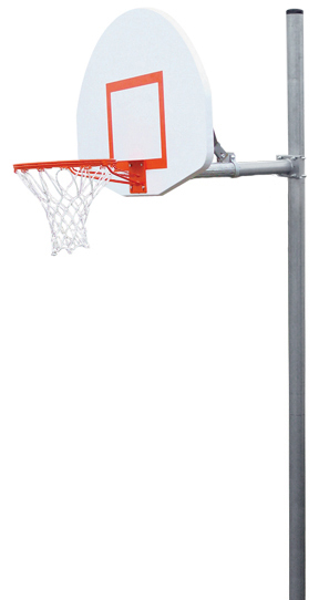 PK4531 Standard Straight Basketball Goal Package - Basketball Equipment ...