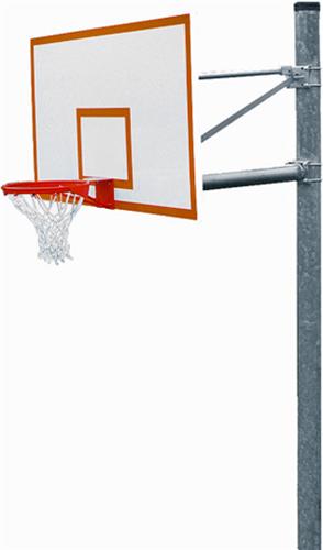 PK6010 Heavy-Duty Straight Basketball Goal Package - Basketball ...