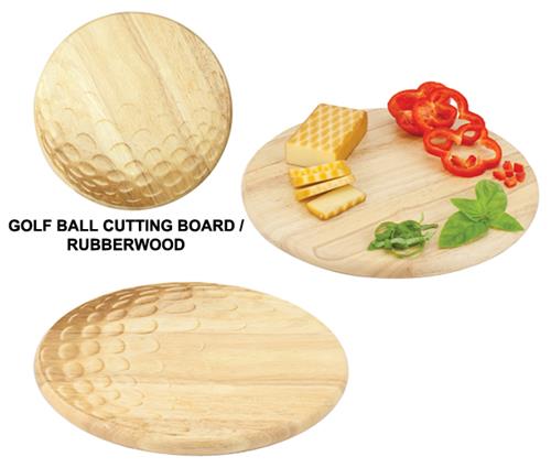 E49729 Picnic Time Golf Ball Round Cutting Board