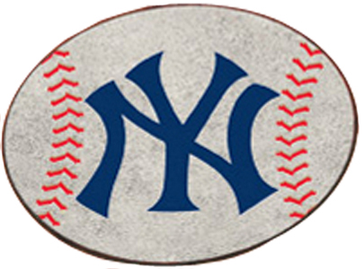 Fan Mats MLB New York Yankees Baseball Mat - Fan Gear