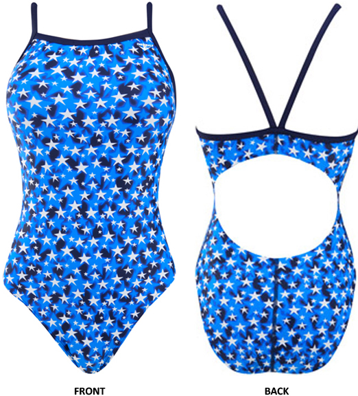 The Finals In Space Butterfly Back Print Swimsuit - Closeout Sale ...
