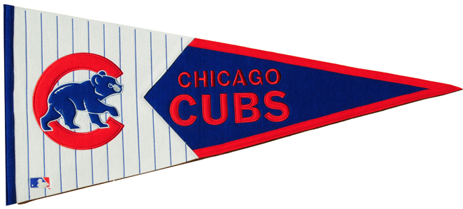 E52828 Winning Streak MLB Chicago Cubs Classic Pennant