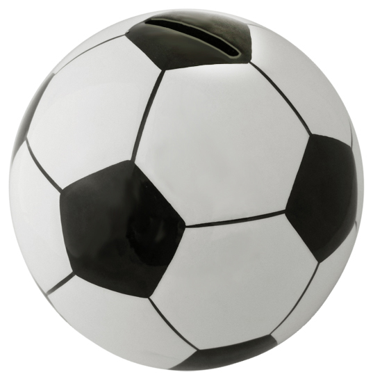 Soccer Ball Money Bank - Soccer Equipment and Gear