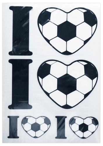 I "Heart" Soccer Decals - Soccer Equipment and Gear