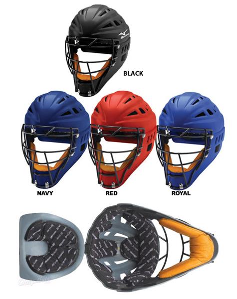 Mizuno Adult Pro Baseball Catchers Helmets 380141 - Baseball Equipment ...