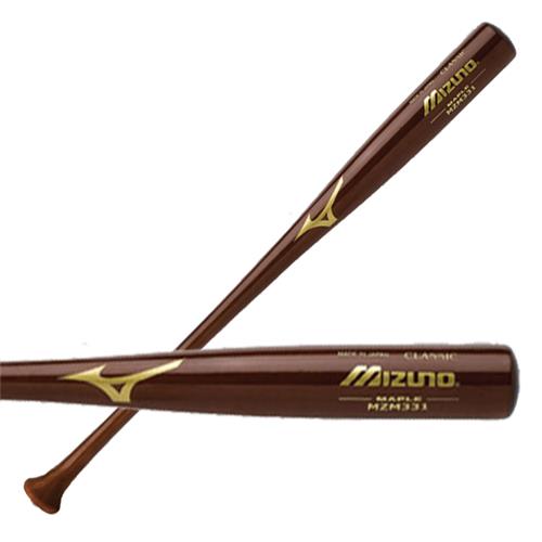 Mizuno Classic Brown Maple Wood Baseball Bats - Baseball Equipment & Gear