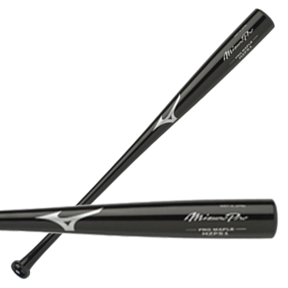Mizuno Pro Maple Black Wood Baseball Bats - Baseball Equipment & Gear