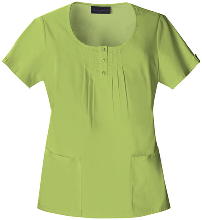Baby Phat Women's Scoop Neck Scrubs Top 26738 - Cheerleading Equipment ...