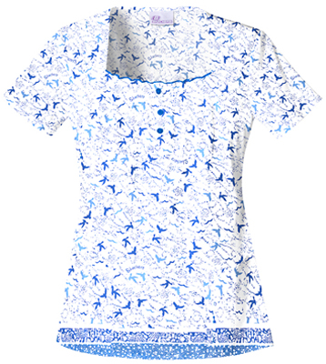 Skechers Women's Square Neck Scrub Top - Cheerleading Equipment and Gear