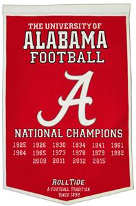 Winning Streak NCAA University of Alabama Banner - Fan Gear