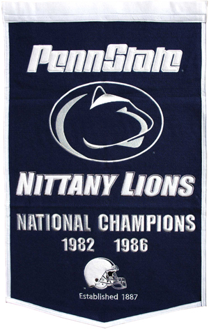 E55562 Winning Streak NCAA Penn State Dynasty Banner