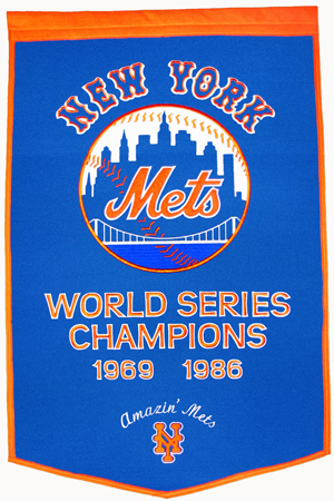 E55705 Winning Streak MLB New York Mets Dynasty Banner