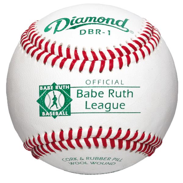 Diamond DBR-1 Babe Ruth Baseballs (DZ) - Baseball Equipment & Gear