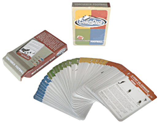 Coach Deck of Cards Football Drills - Football Equipment and Gear
