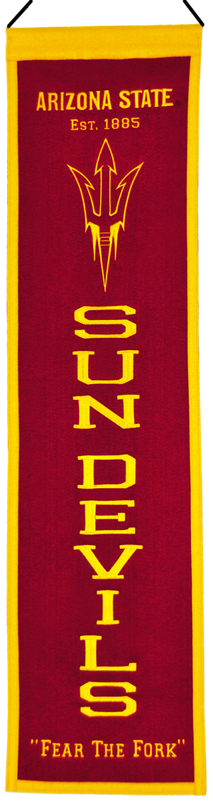 E56181 WinningStreak NCAA Arizona State University Banner