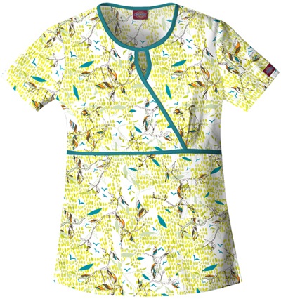 Dickies Women's EDS Print Keyhole Scrub Tops - Cheerleading Equipment ...