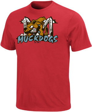 Minor League Batavia Muckdogs Crewneck Jersey - Fan Gear