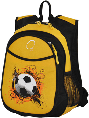 O3 Kids Soccer Ball Yellow Backpack With Cooler - Soccer Equipment and Gear